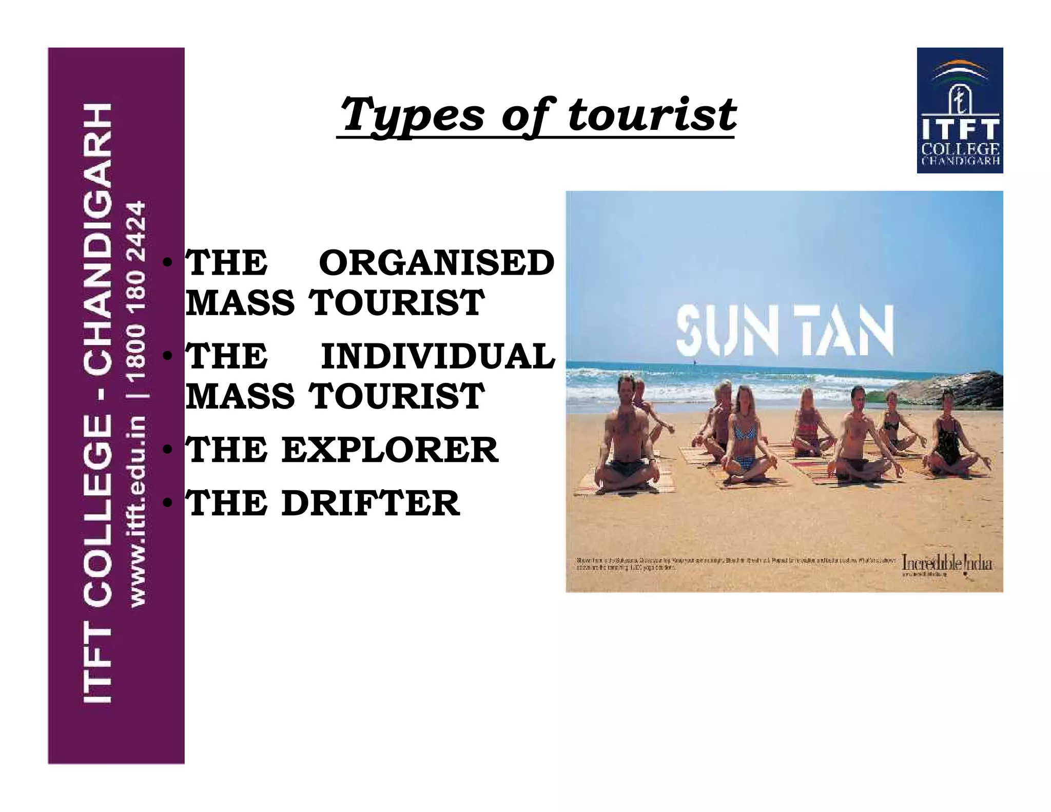 ITFT-Types of Tourist | PDF
