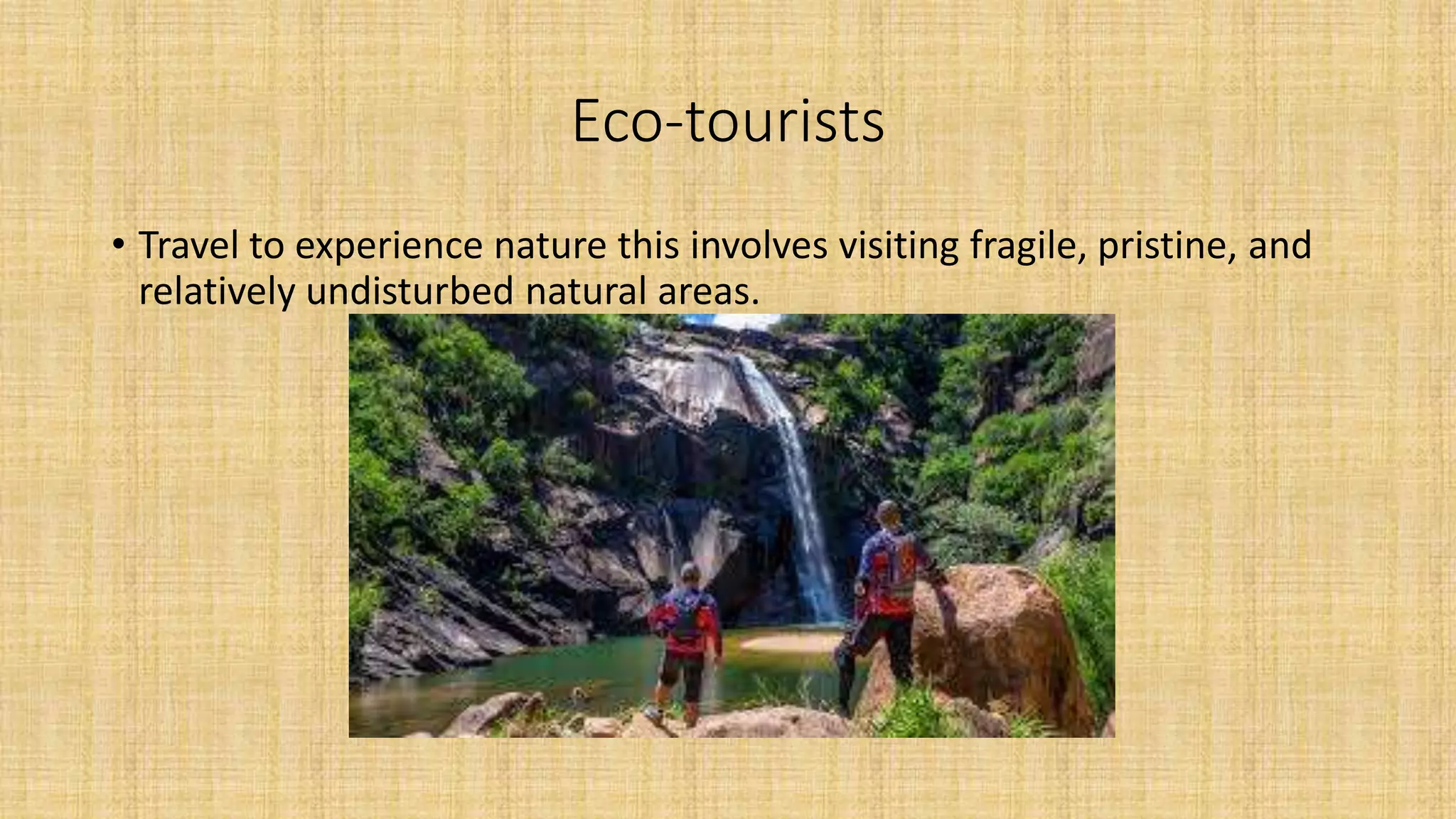 Types of tourist | PPTX