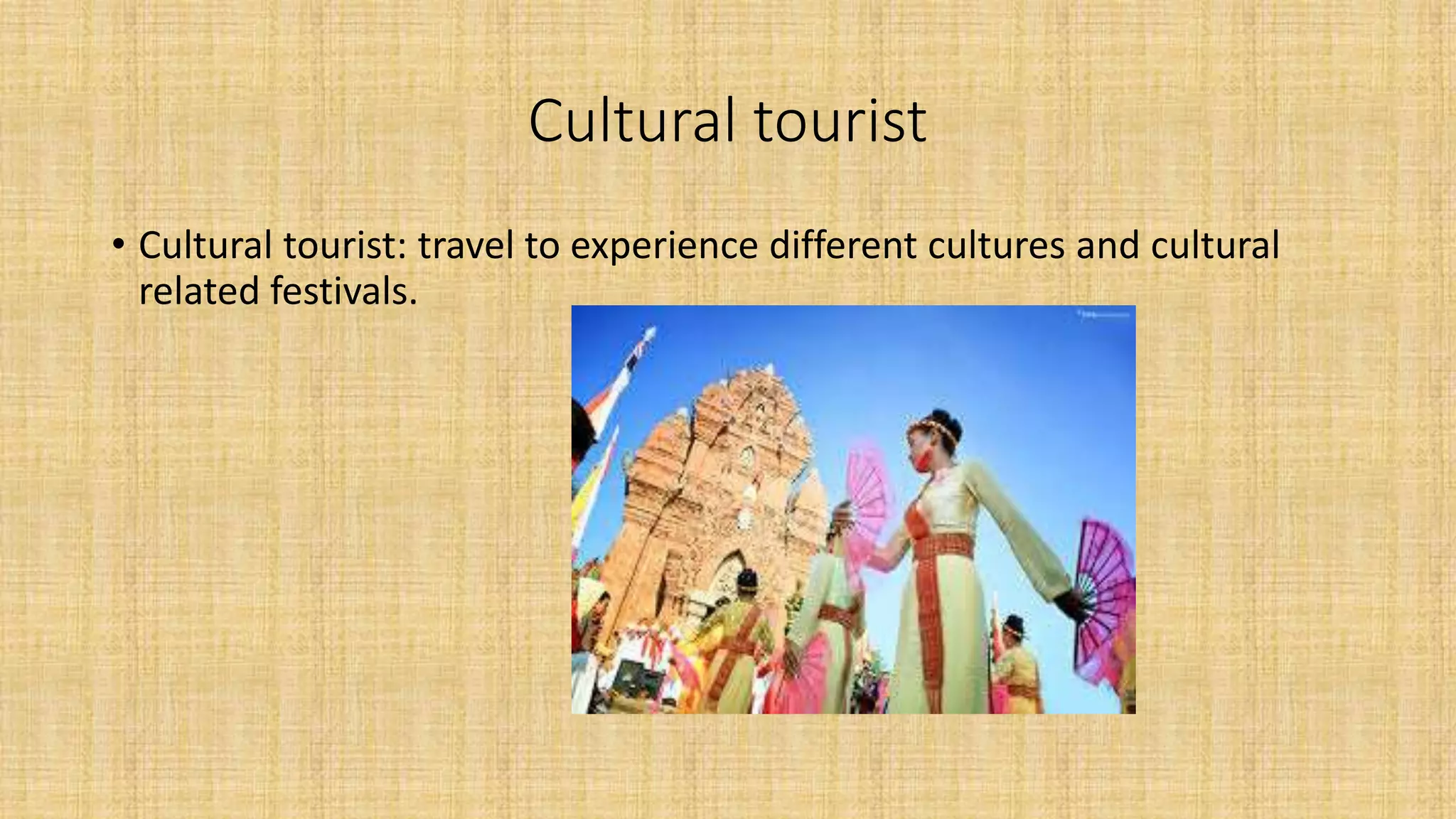 Types of tourist | PPTX