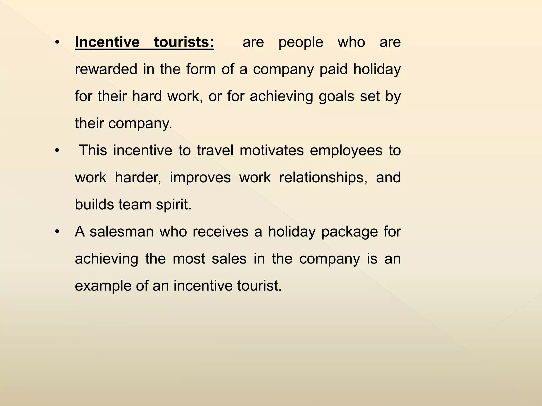 Types of tourists | PPTX