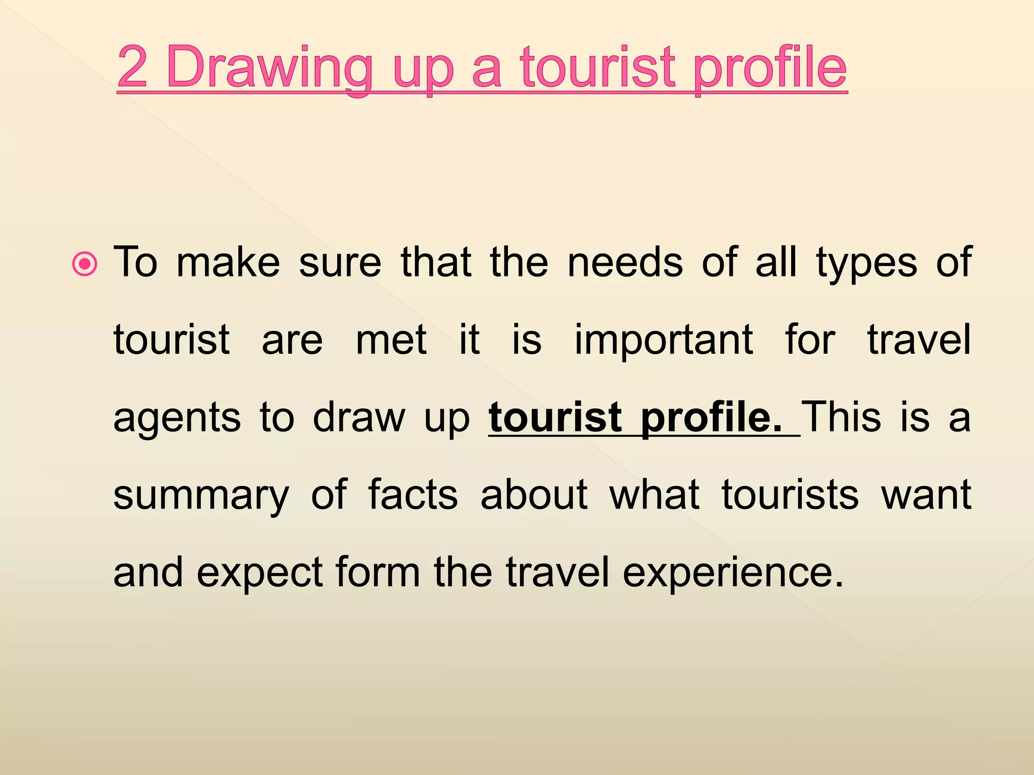 Types of tourists | PPTX