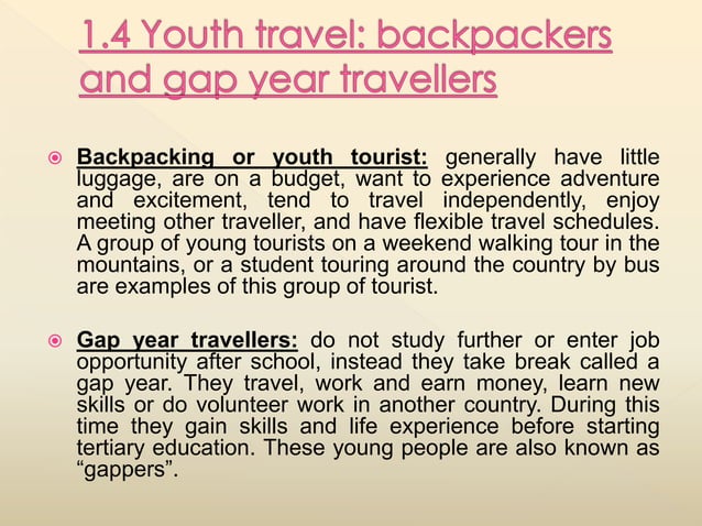 Types of tourists | PPTX