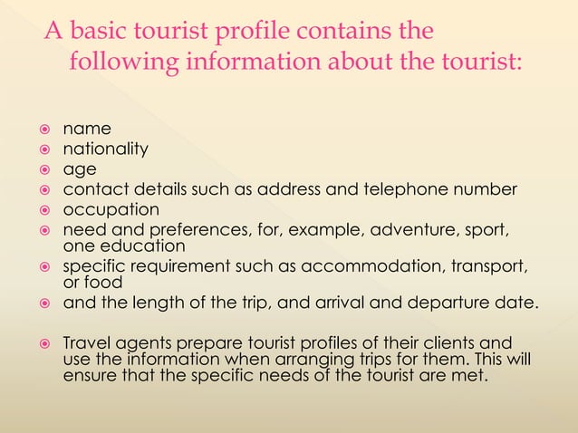 Types of tourists | PPTX