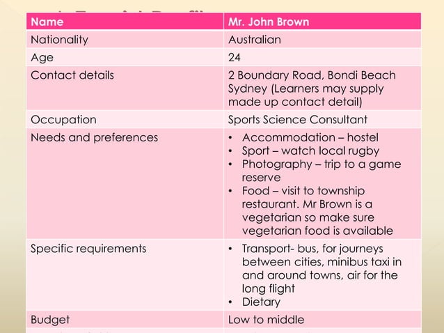 Types of tourists | PPTX
