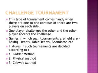 Types of tournament | PPTX