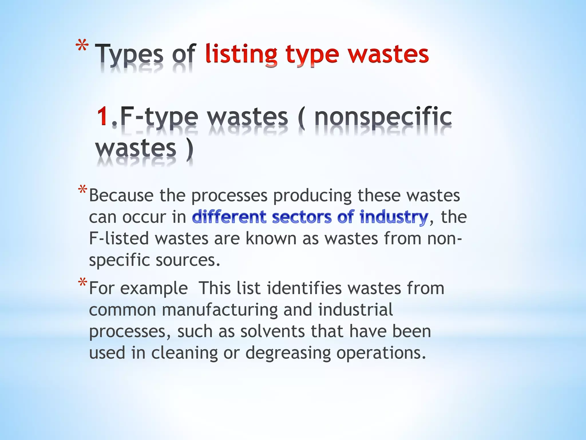 Types of toxic and hazardous waste | PPTX