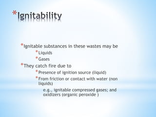 Types of toxic and hazardous waste | PPTX