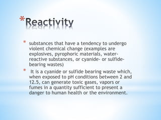 Types of toxic and hazardous waste | PPTX