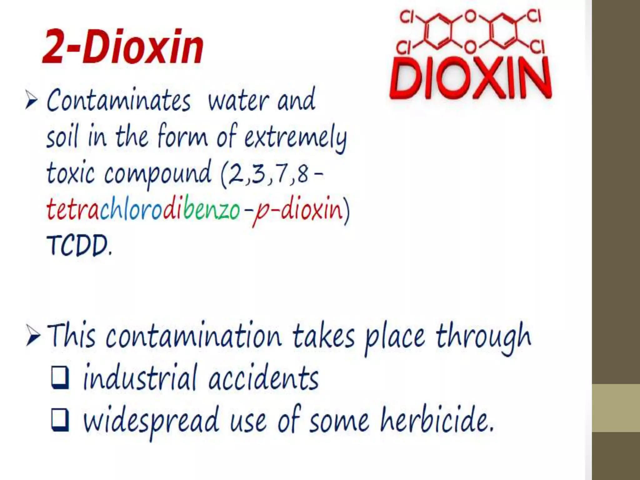 Types of Toxicants - exposure class | PPTX