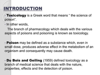 Types of toxicity | PPTX
