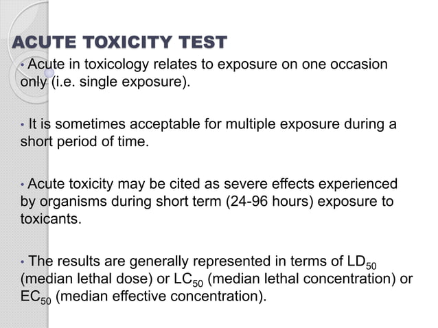 Types of toxicity | PPTX