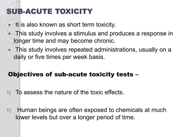 Types of toxicity | PPTX