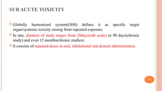 TYPES OF TOXICOLOLOGY Department Advance of pharmacology | PPTX