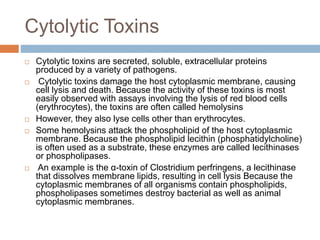 Types of toxins | PPTX