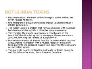 Types of toxins | PPTX