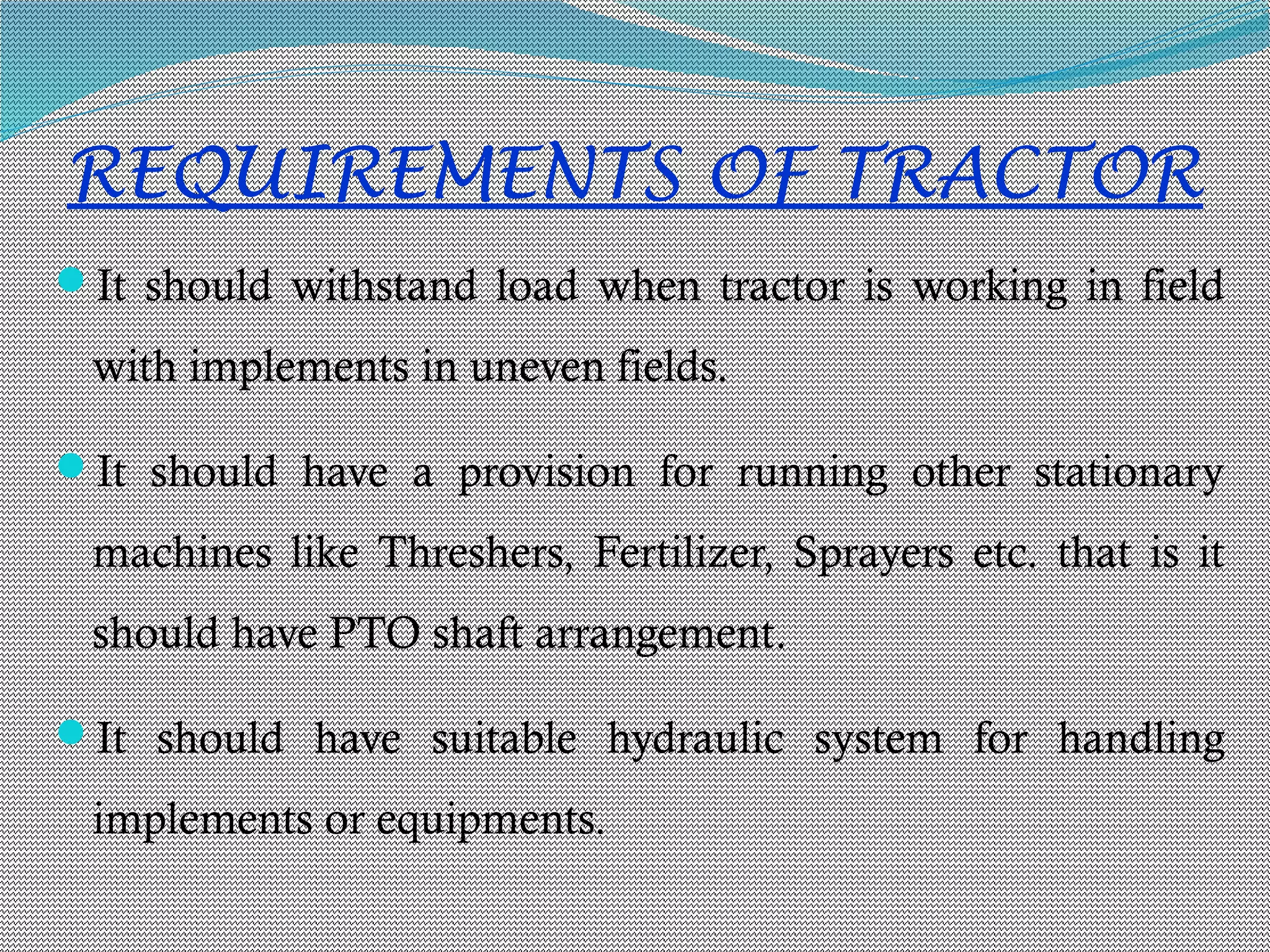 Types of tractors | PPT