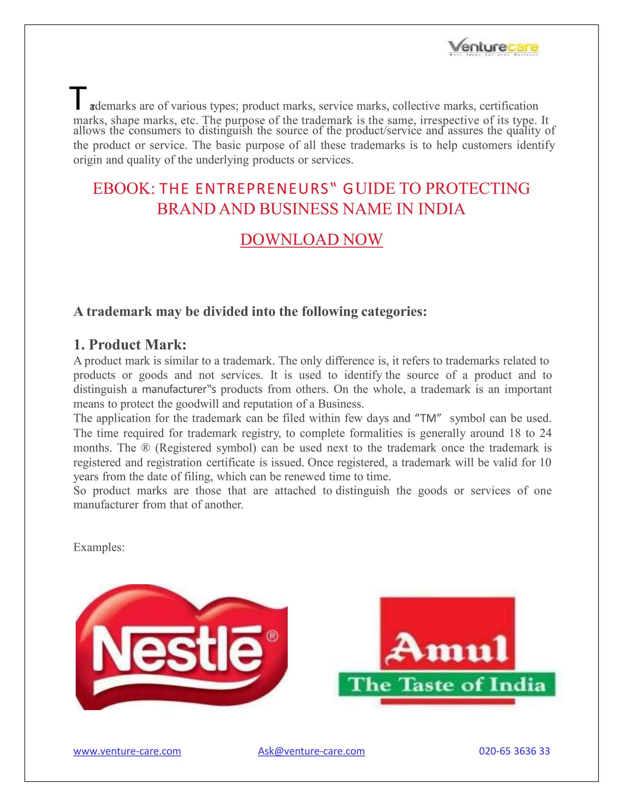 Types of trademark in india | PPTX