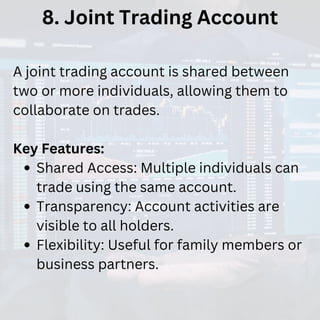 Types of Trading Accounts A Complete Guide for Traders | PDF