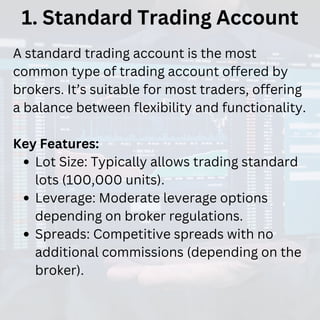 Types of Trading Accounts A Complete Guide for Traders | PDF