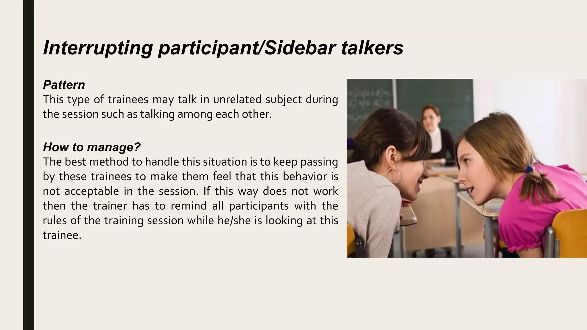 Types of Trainees | PPTX