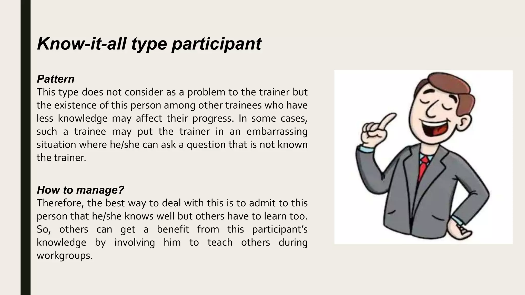 Types of Trainees | PPTX