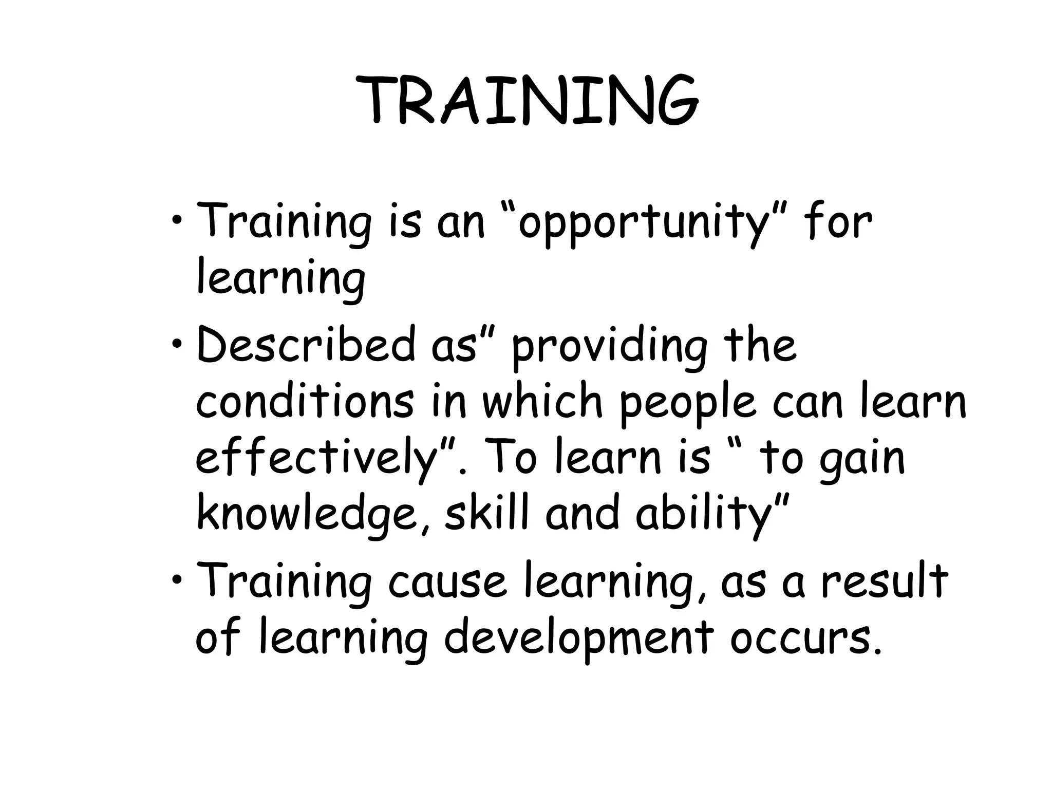 Types Of Trainig1 | PPT