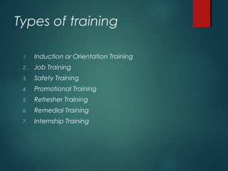 Types of training | PPT