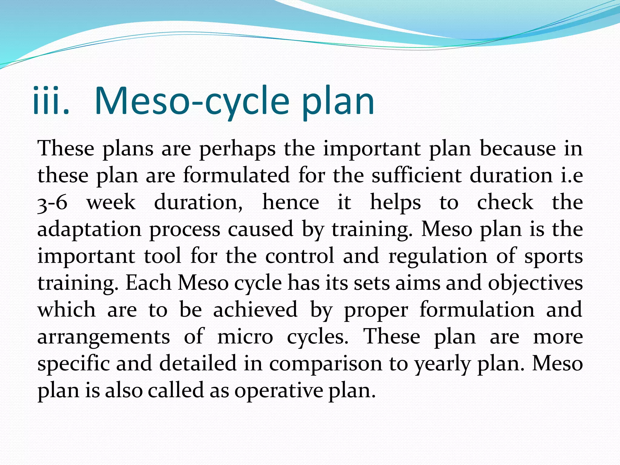 Types of training plans | PPTX