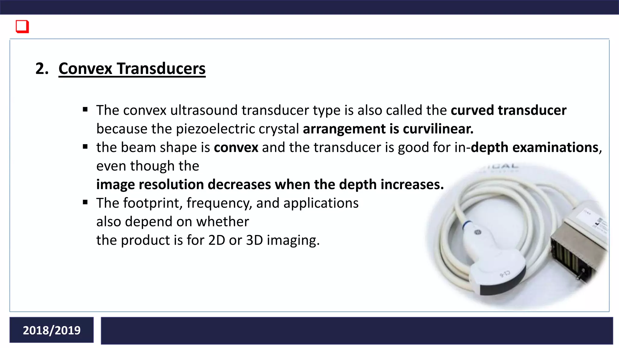 Types of transducers in ultrasound diagnostic | PPTX