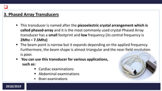 Types of transducers in ultrasound diagnostic | PPTX