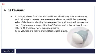 Types of transducers in ultrasound diagnostic | PPTX