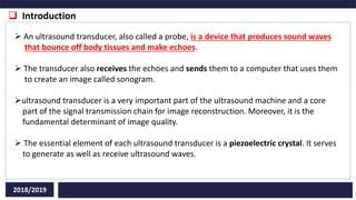 Types of transducers in ultrasound diagnostic | PPTX