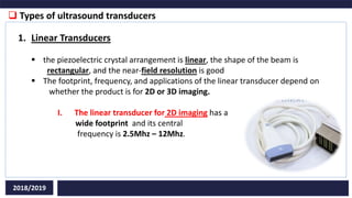 Types of transducers in ultrasound diagnostic | PPTX