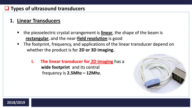Types Of Transducers In Ultrasound Diagnostic Pptx