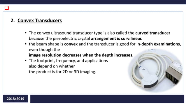 Types of transducers in ultrasound diagnostic | PPTX