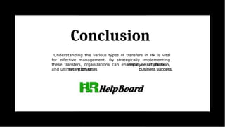 types of transfer in HRM , Employee transfer policy and procedure | PPT