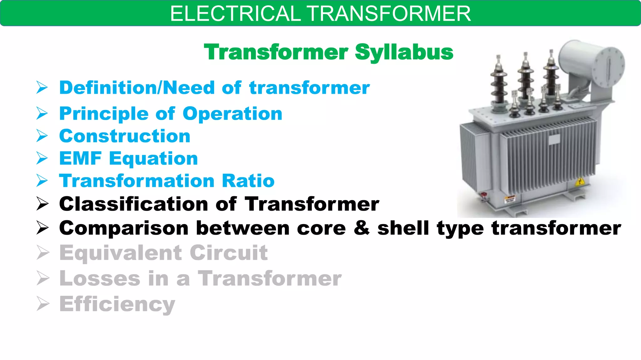 TYPES OF TRANSFORMER ,COMPARISON BETWEEN CORE AND SHELL |DAY4||IN HINDI ...