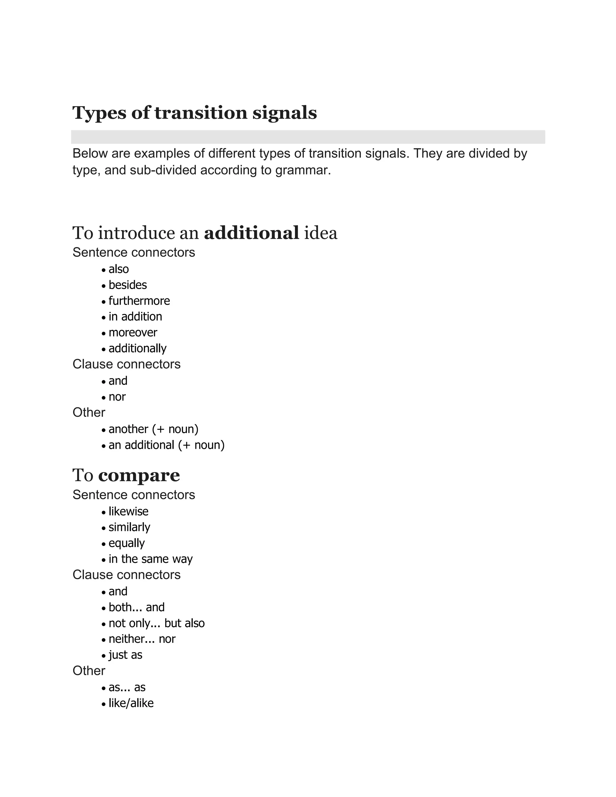 Types of transition signals | PDF