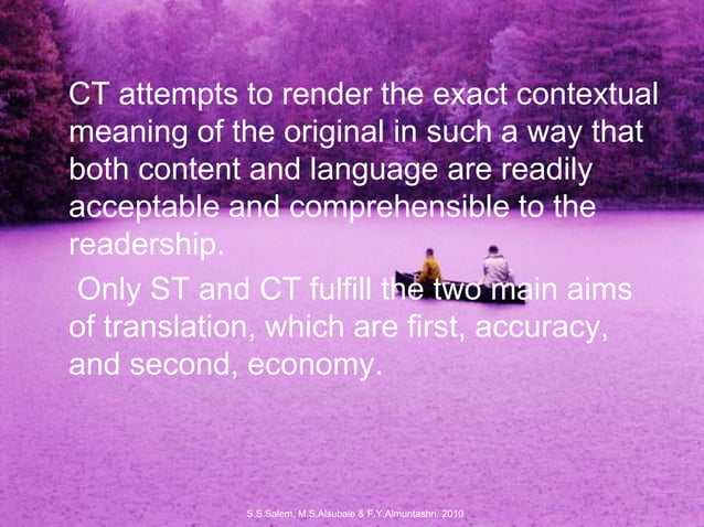Types of translation | PPTX | Science