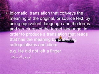 Types of translation | PPTX