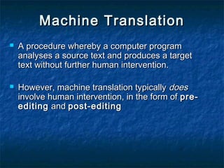 Types of translation | PPT