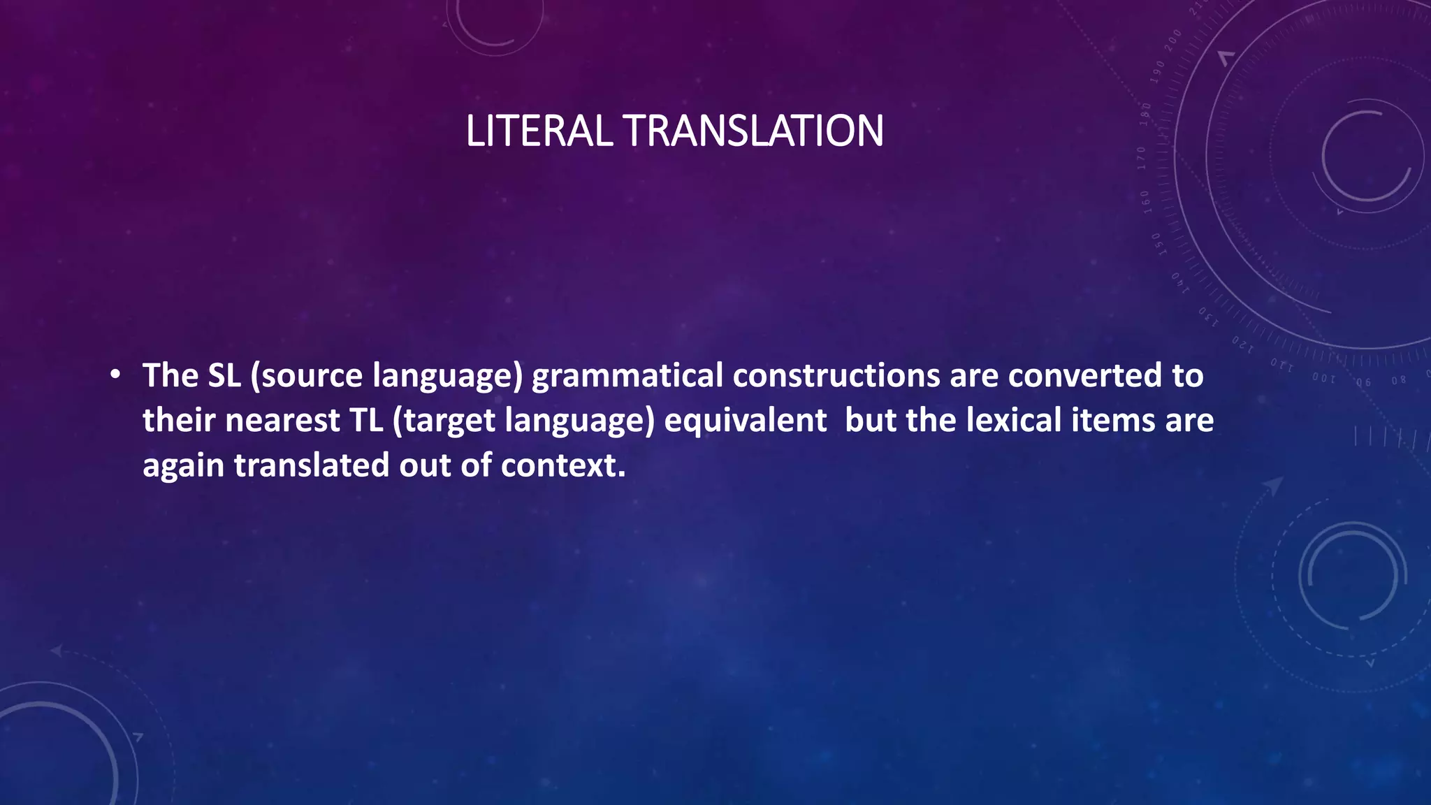 Types of translation | PPTX
