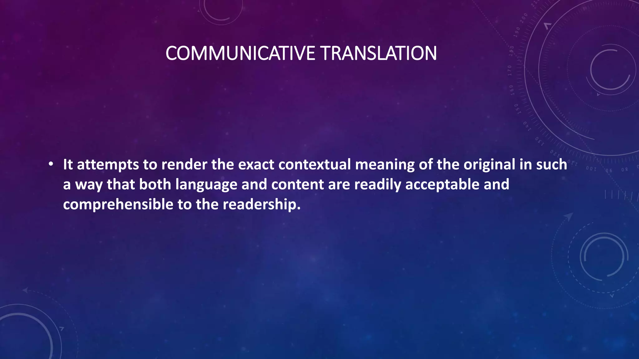 Types of translation | PPTX