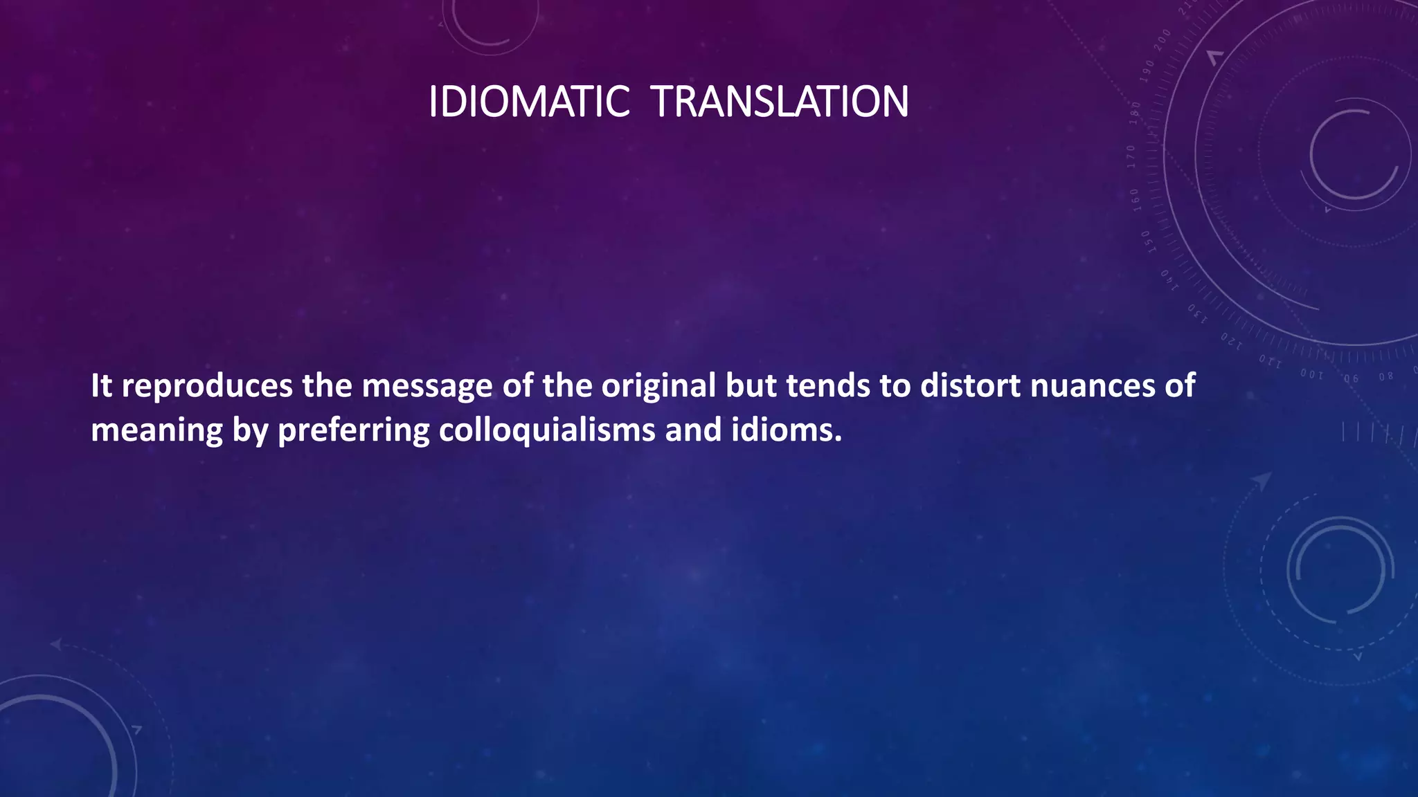 Types of translation | PPTX
