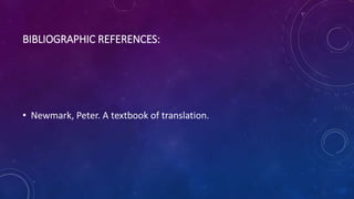 Types of translation | PPTX