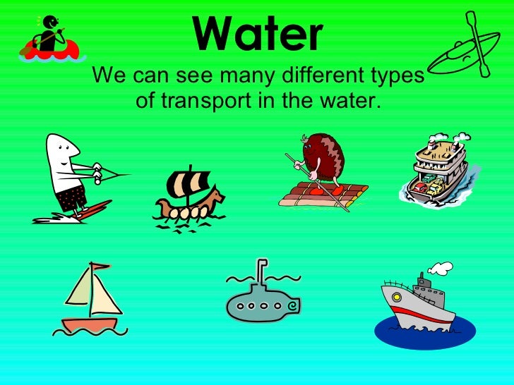 Different Types Of Transportation Transport For Kids Learning