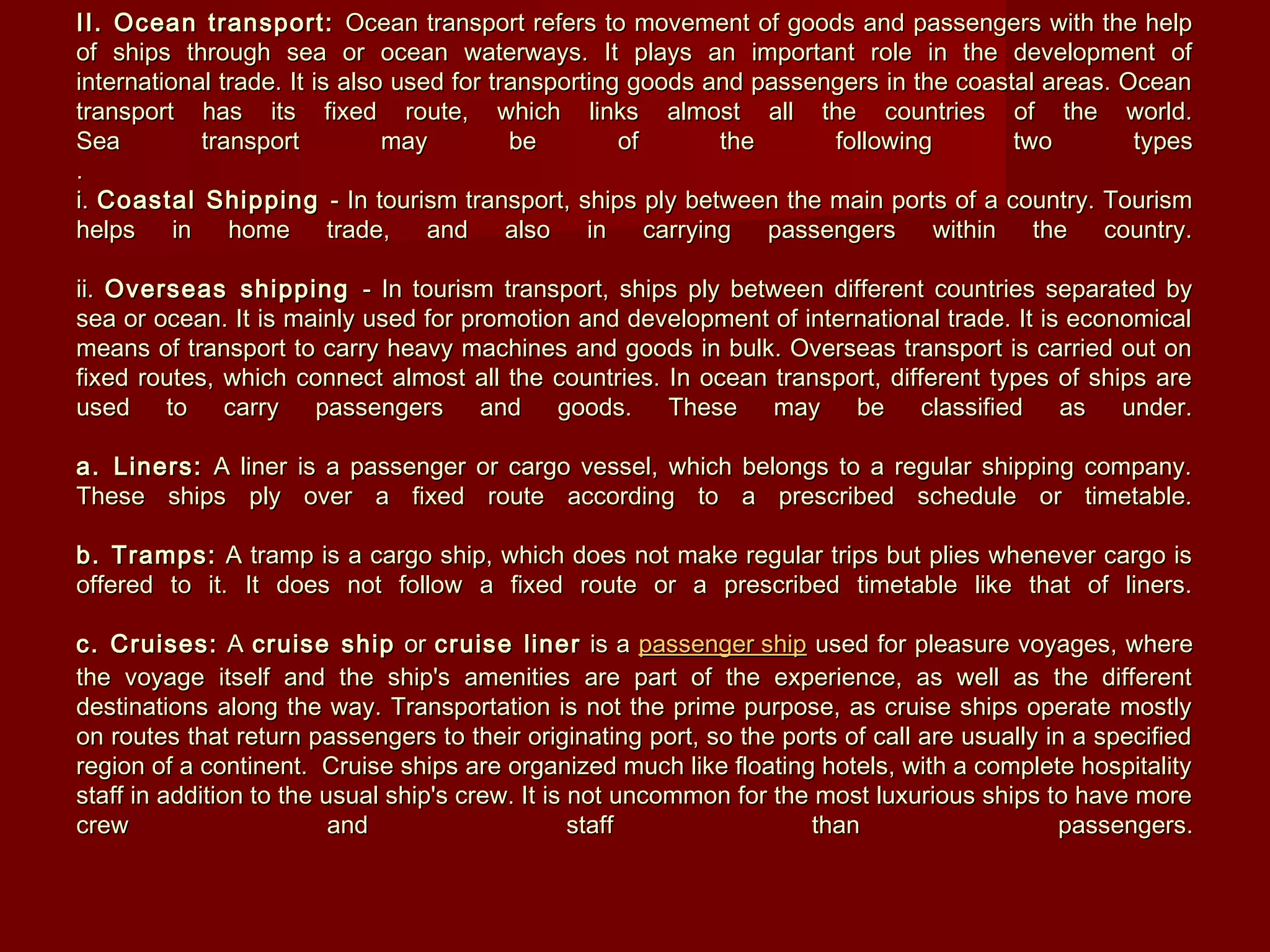 Types of transportation | PPT