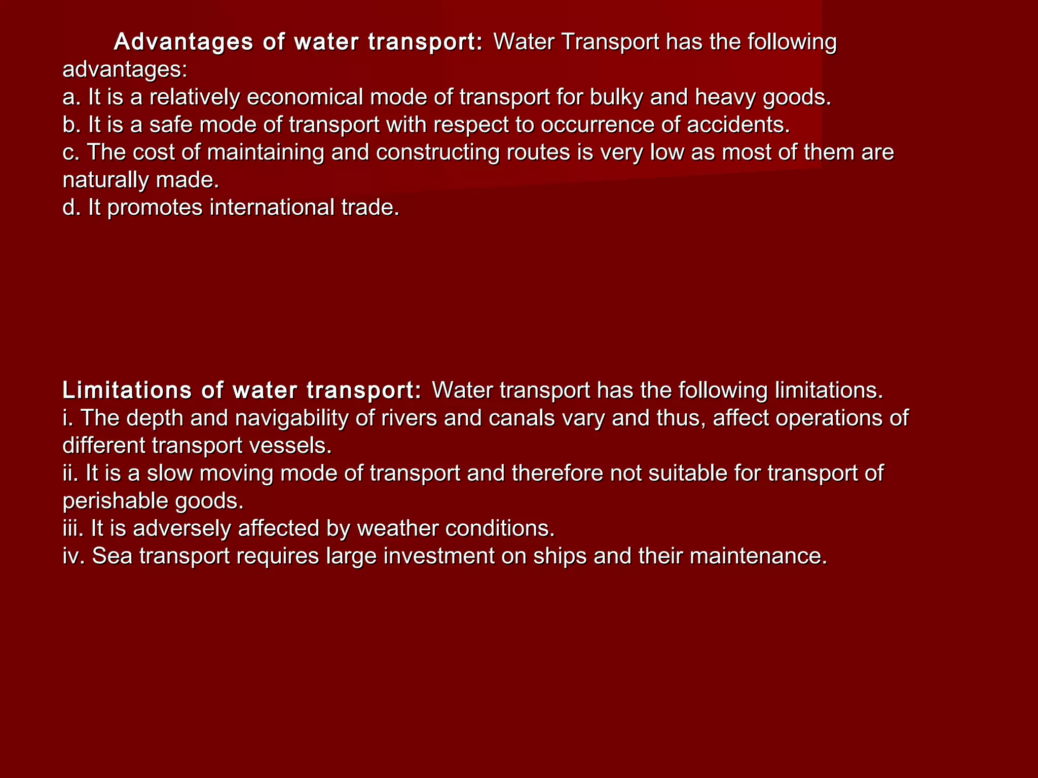 Types of transportation | PPT