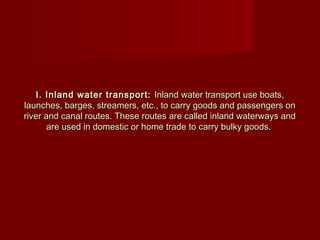 Types of transportation | PPT