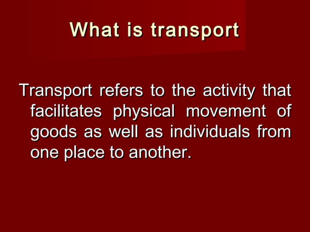 Types of transportation | PPT | Cruises | Travel Type